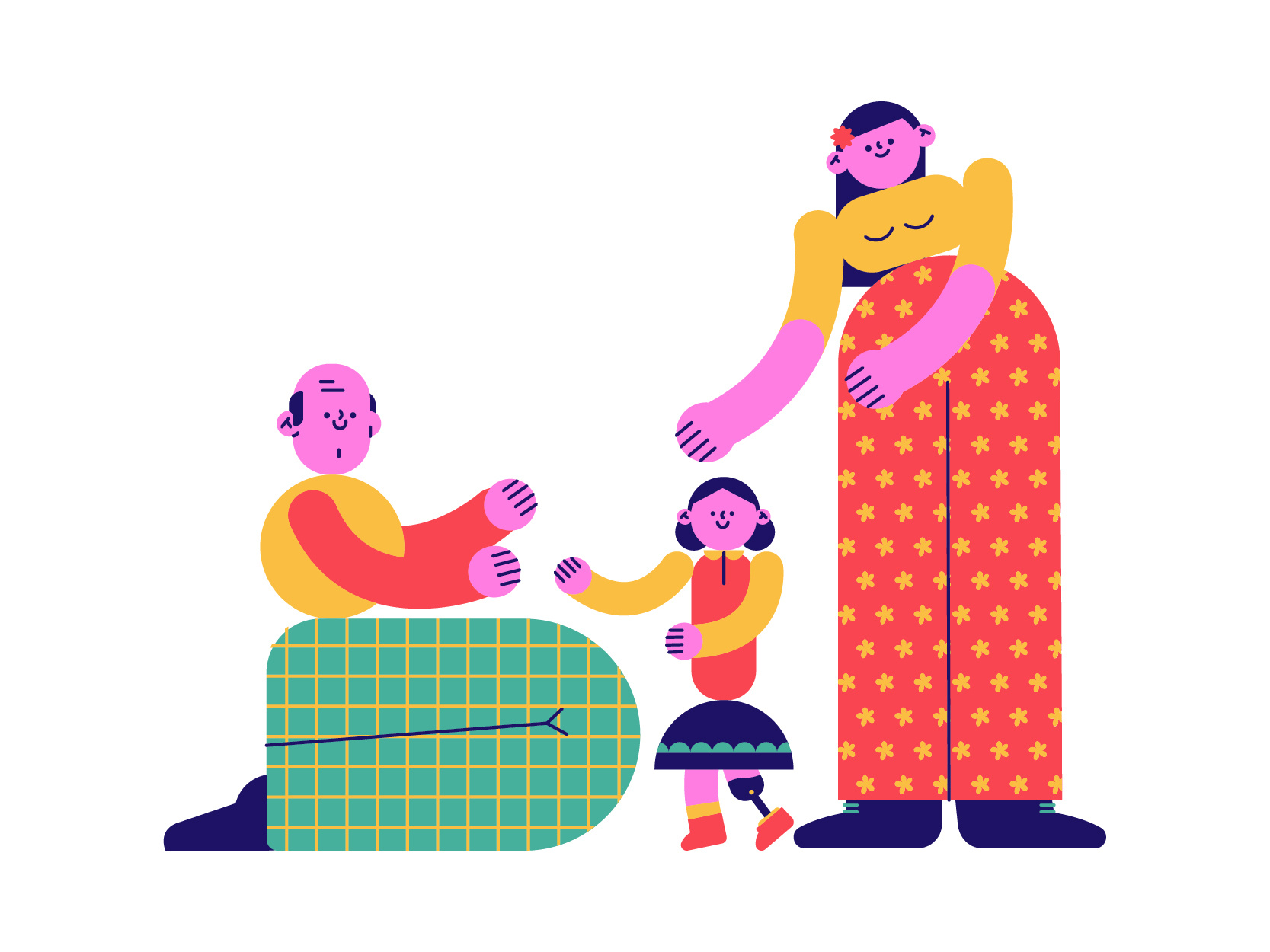 Personified Playful Abstract People for Canva.com by Yan / Goodbye ...