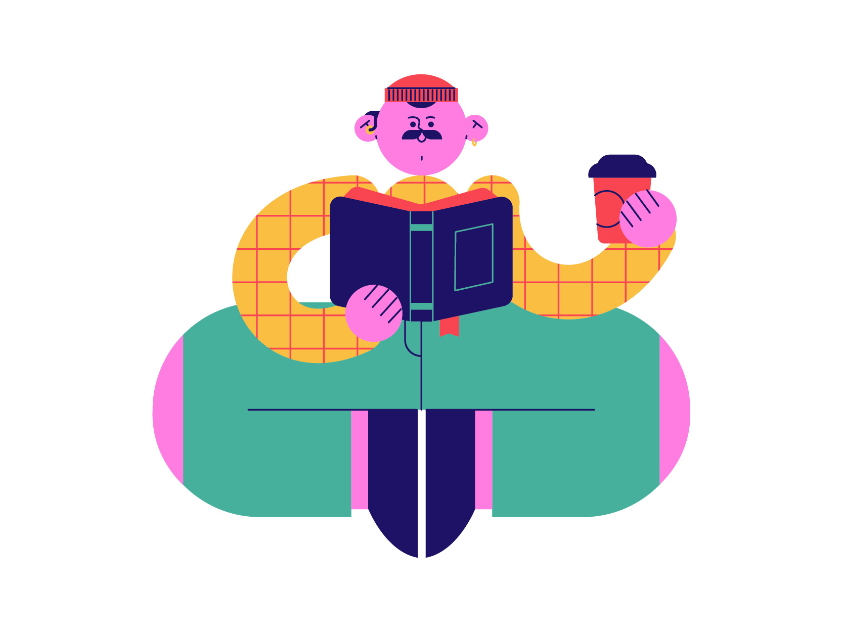 Personified Playful Abstract People for Canva.com by Yan / Goodbye ...