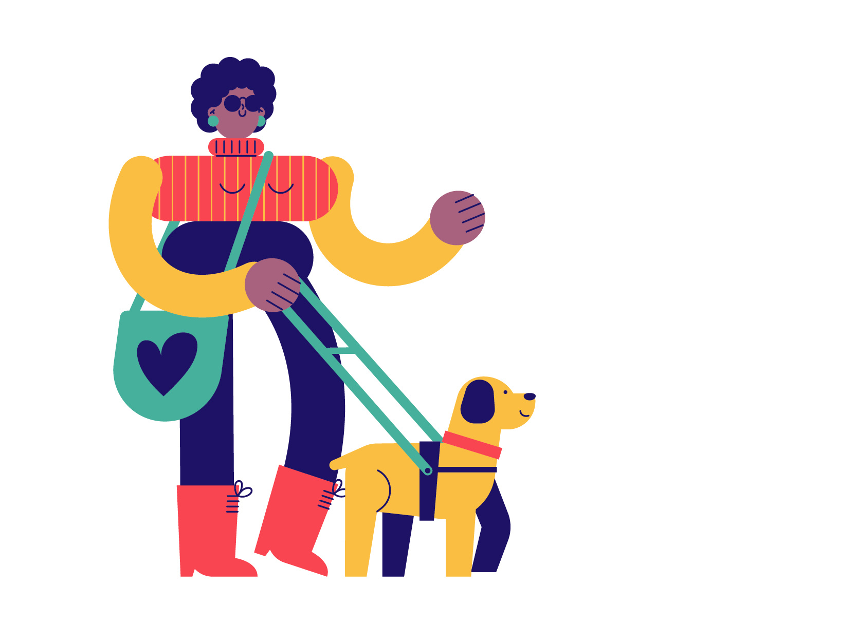 Personified Playful Abstract People for Canva.com by Yan / Goodbye ...