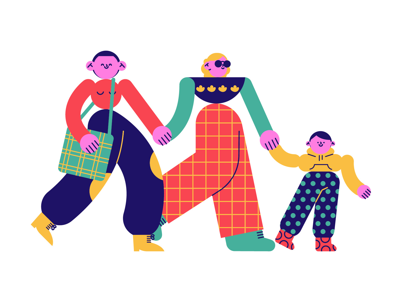 Personified Playful Abstract People for Canva.com by Yan / Goodbye ...