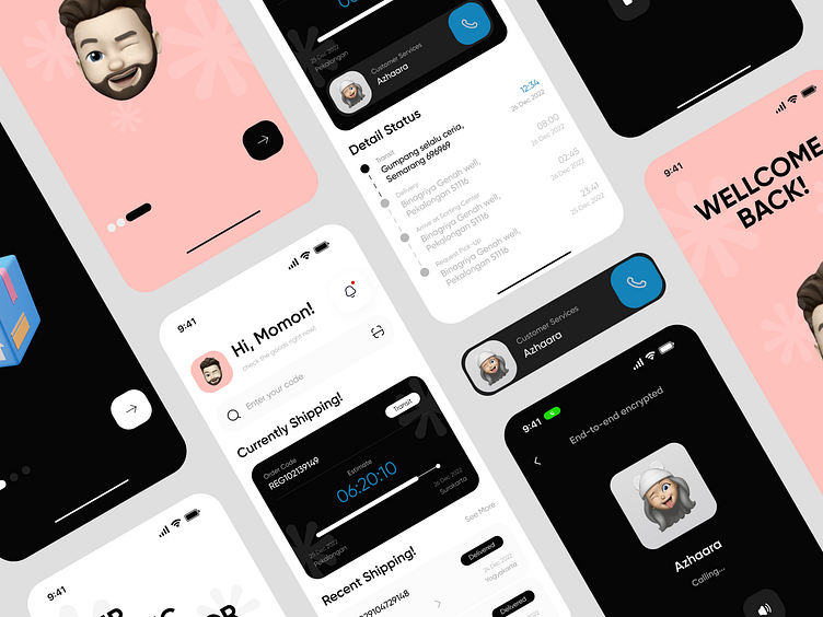 Mantau - Delivery Logistic App by Momon for Hatypo Studio on Dribbble Mantau - Delivery Logistic App by Momon for Hatypo Studio on Dribbble