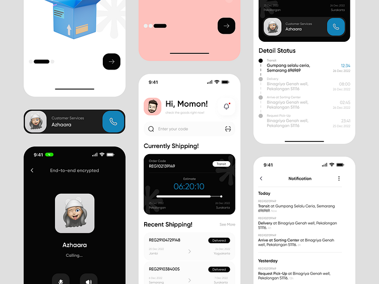 Mantau - Delivery Logistic App by Momon for Hatypo Studio on Dribbble Mantau - Delivery Logistic App by Momon for Hatypo Studio on Dribbble