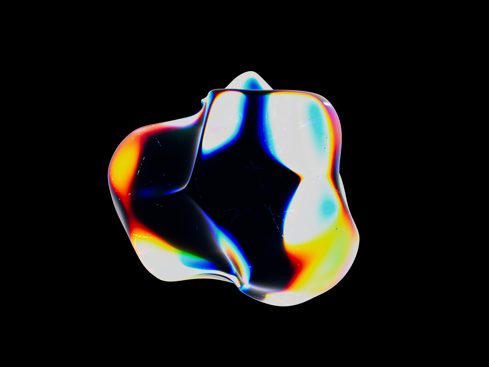Chromatic Aberration Study - 3D Shapes by Darwin Bonfante for Anubi ...