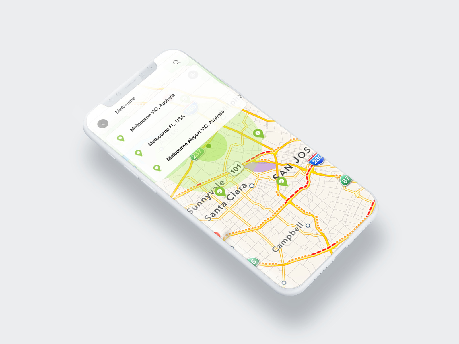 Map Search Bar by Aji Cakra Kusuma on Dribbble
