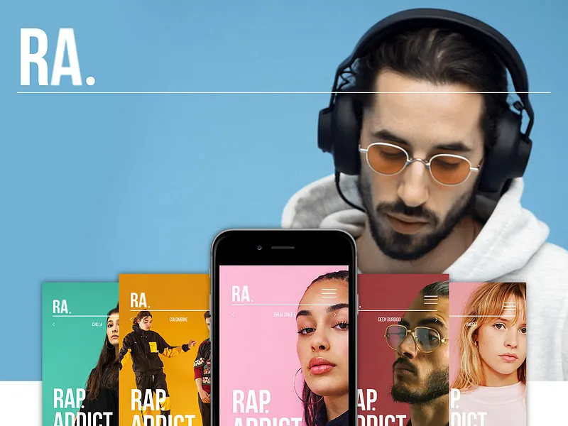 Rap App designs, themes, templates and downloadable graphic elements on ...