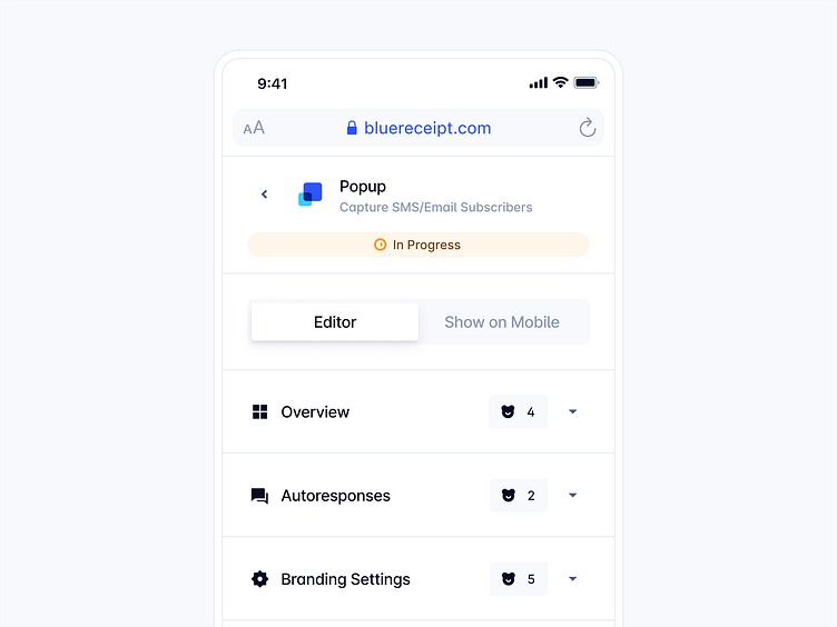 Mobile - Popup Builder by Erkan Tecim on Dribbble