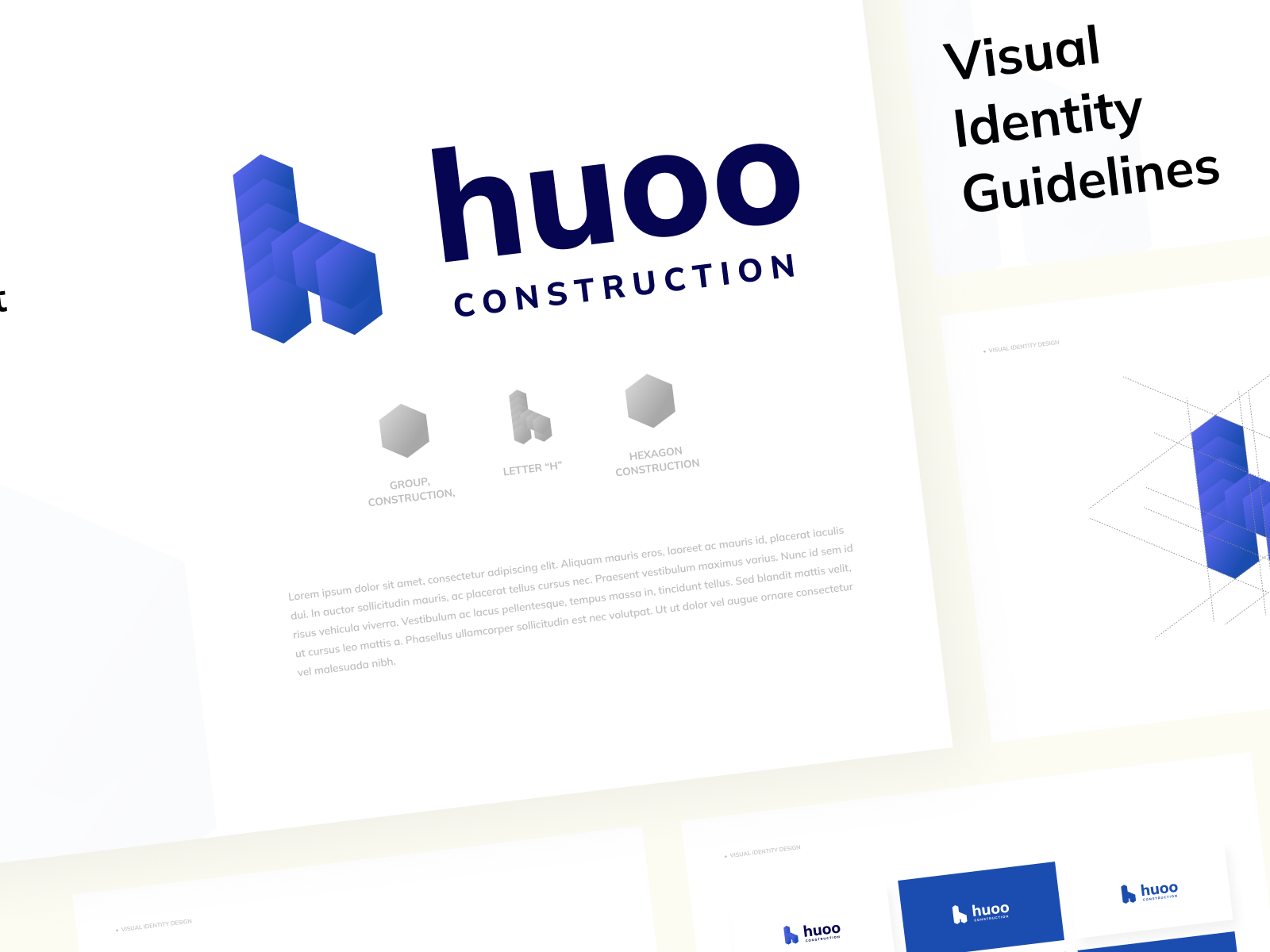 Huoo Construction ~ Brand Identity by Soft Boy for Qaff on Dribbble