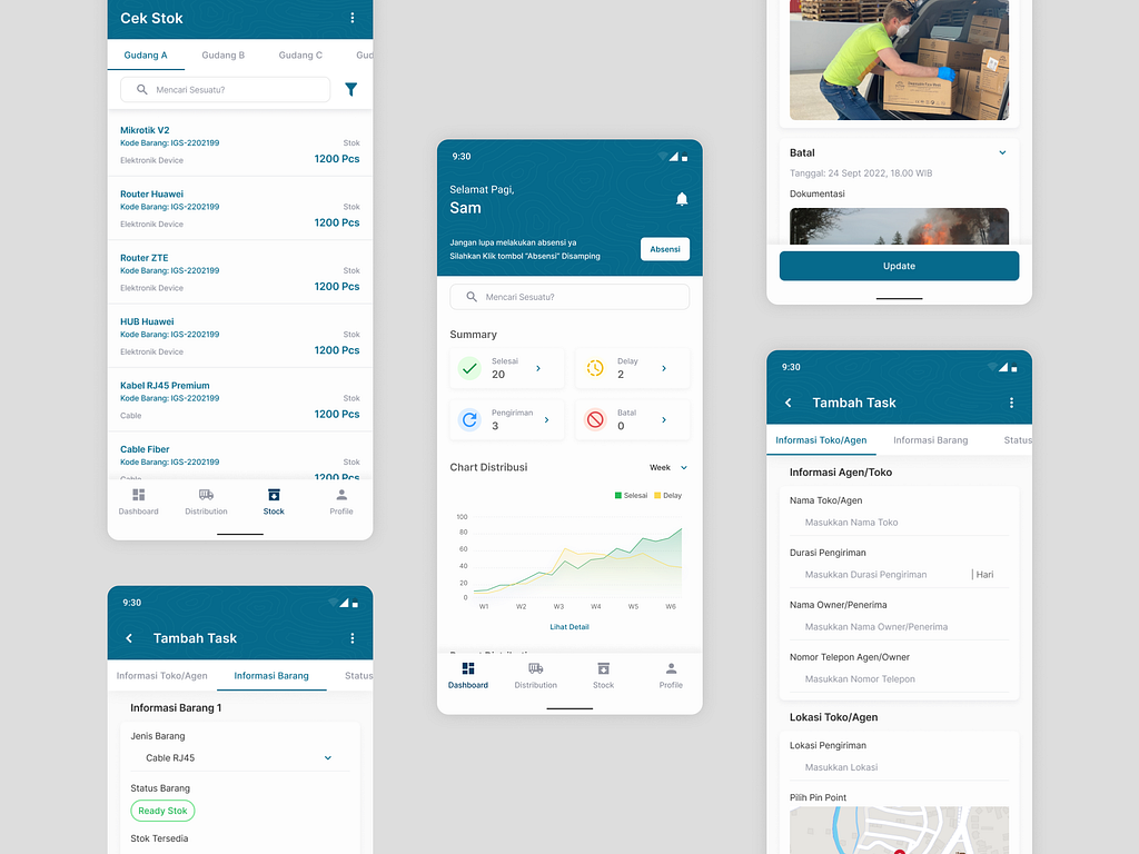 Distribusyen - Distribution Mobile App by Hisyam Hawari for Matriks ...
