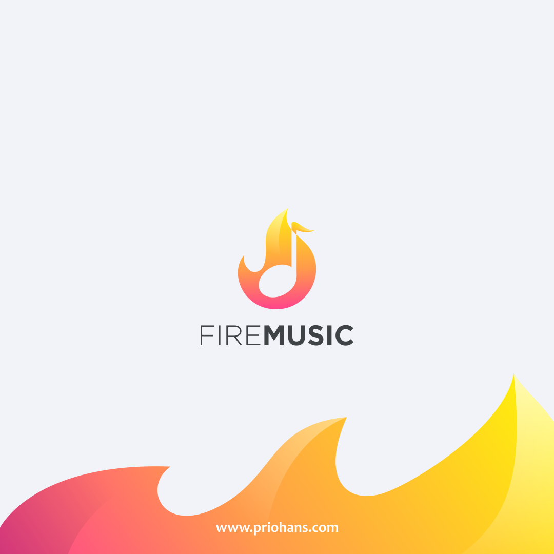 FIRE MUSIC LOGO by Prio Hans on Dribbble