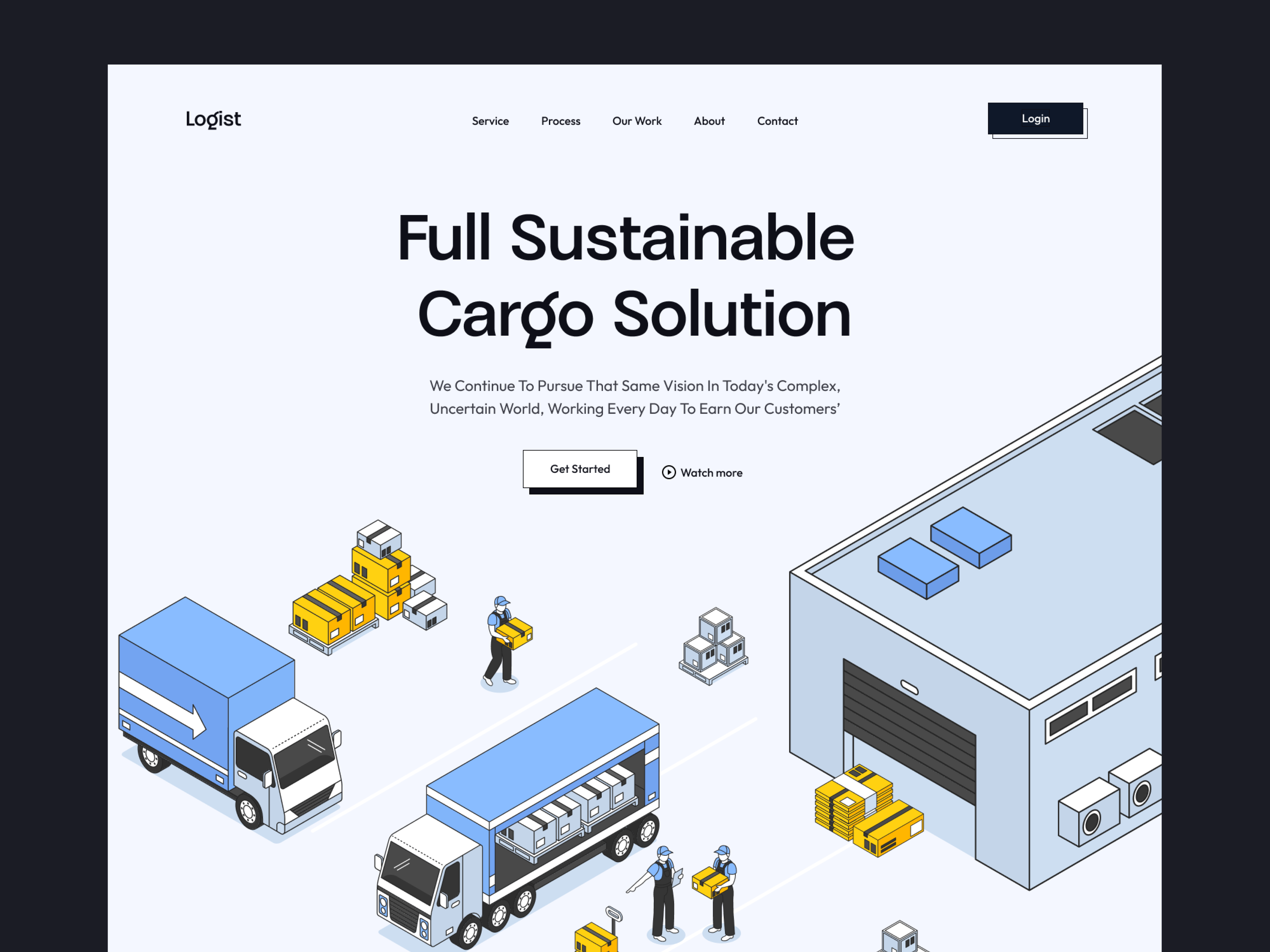 Logist - Web Page Design for Logistic Company by Musemind UI/UX Agency ...