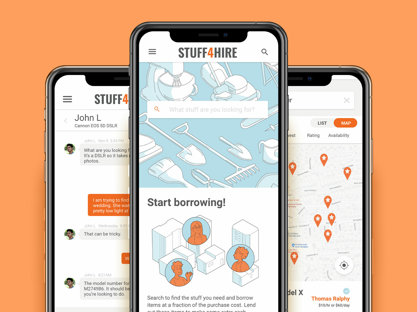 Stuff 4 Hire by ThePoint.Studio on Dribbble