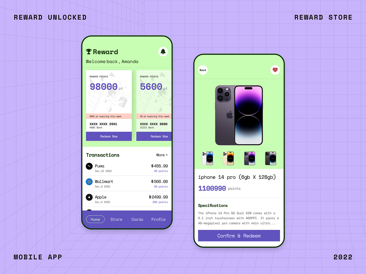 Browse thousands of Rewards Screen images for design inspiration | Dribbble