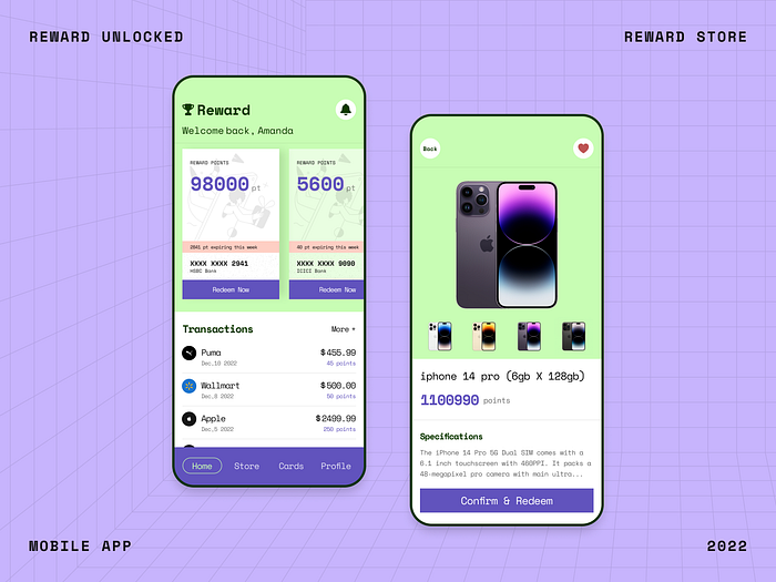 Browse thousands of Rewards Screen images for design inspiration | Dribbble