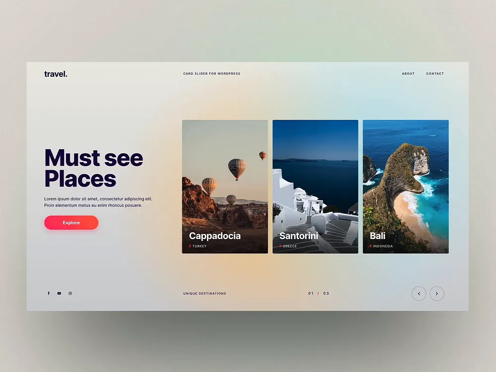 Card Slider designs, themes, templates and downloadable graphic ...
