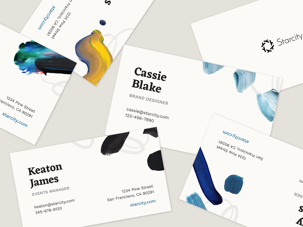 Starcity Business Cards Design by Starcity on Dribbble