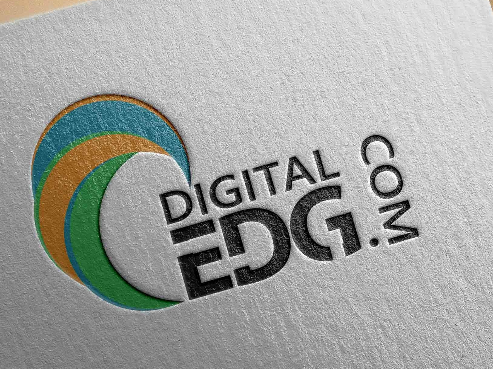 Digital edg logo by Barid boron Sarker on Dribbble