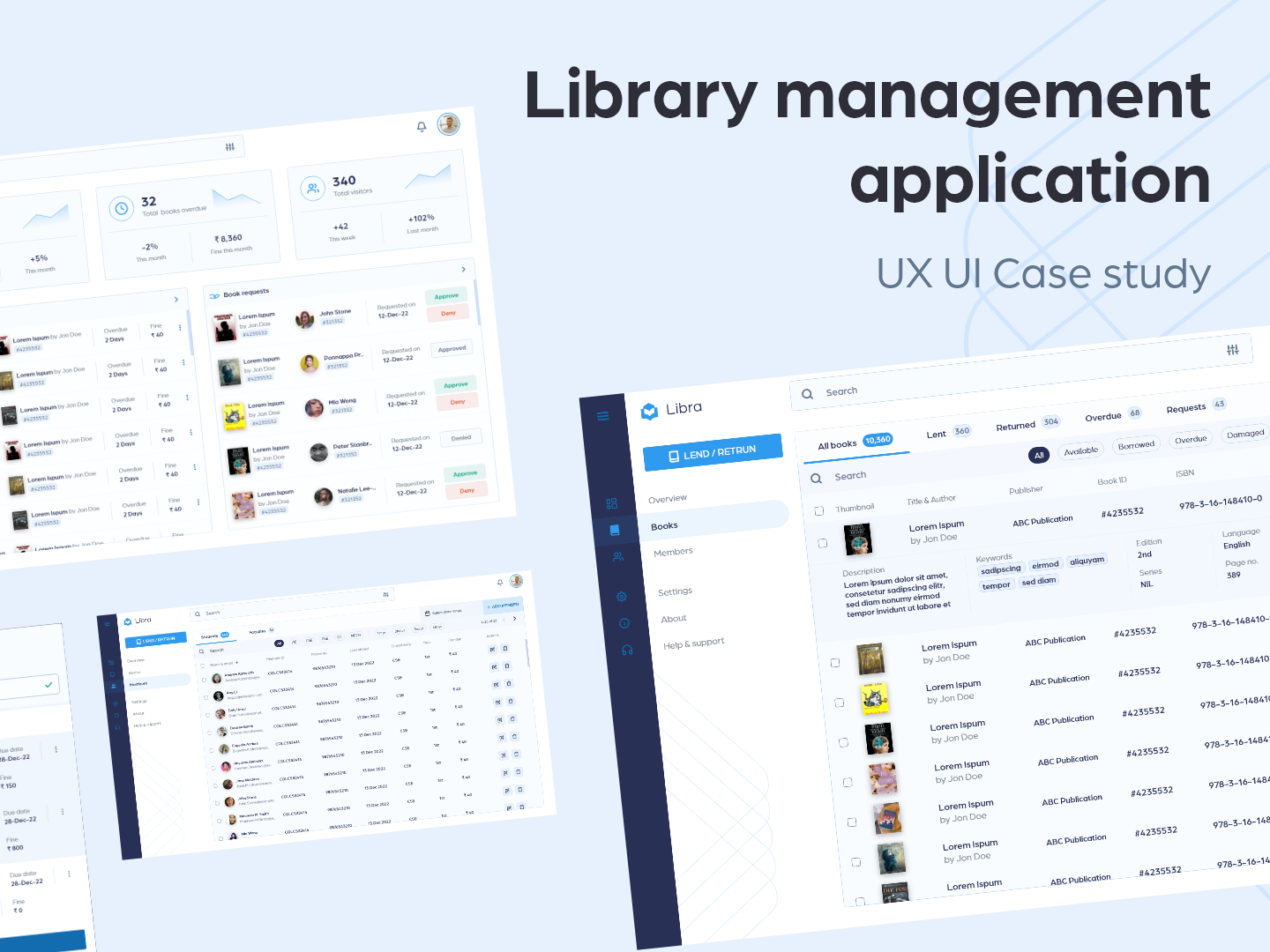Libra - Library Management Web Application by Jithin Thomas on Dribbble