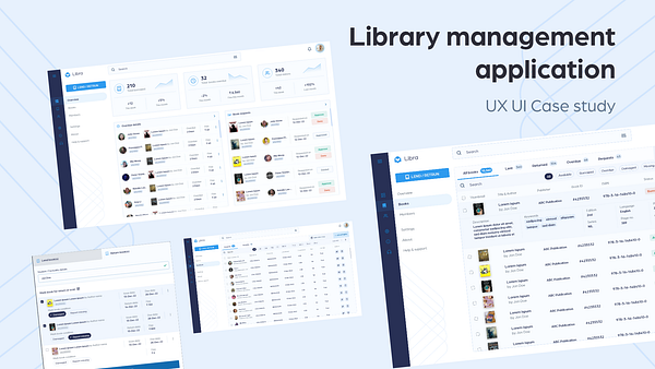 Libra - Library Management Web Application by Jithin Thomas on Dribbble