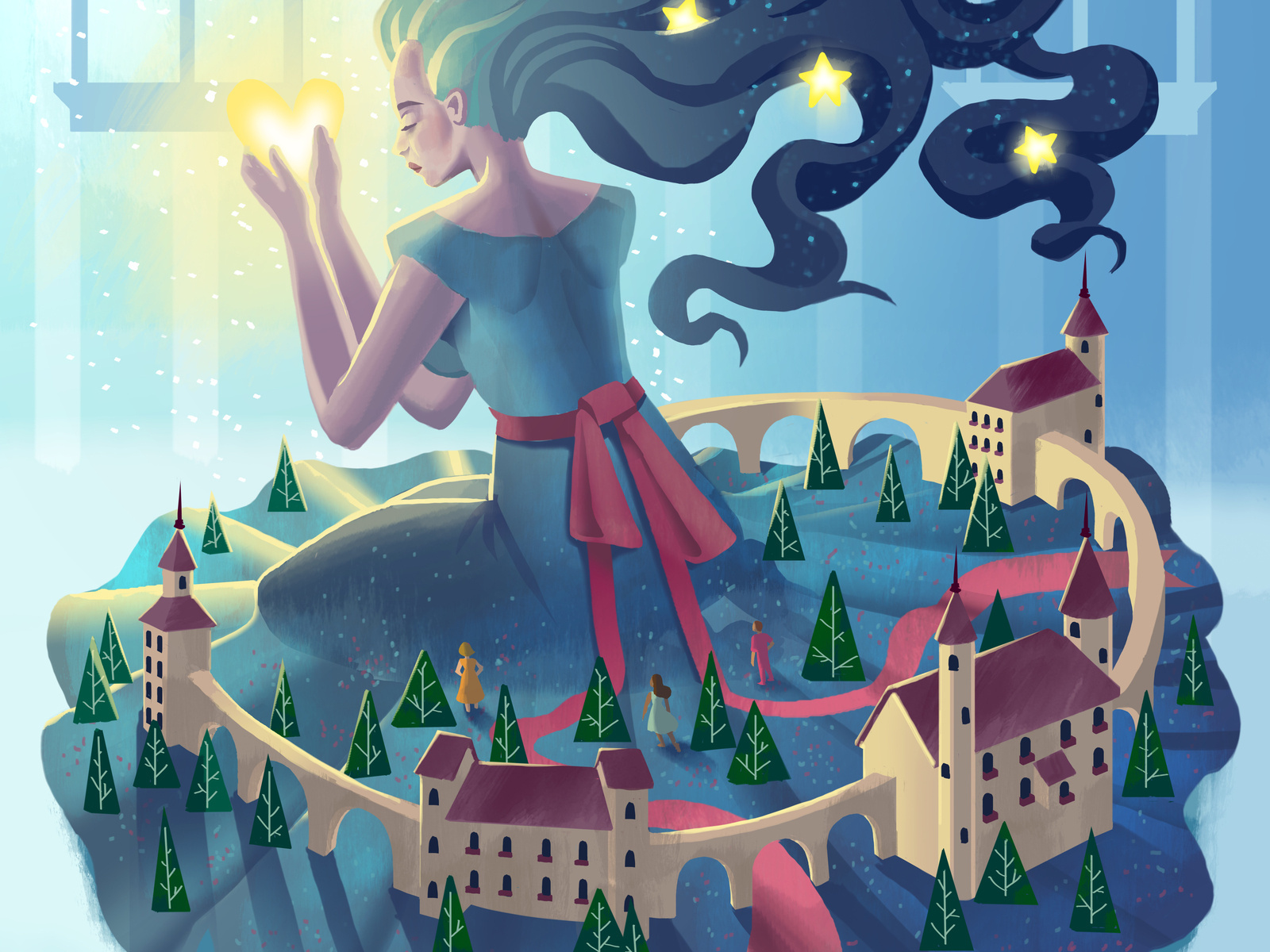 Outskirts of Town by Hannah Katz on Dribbble