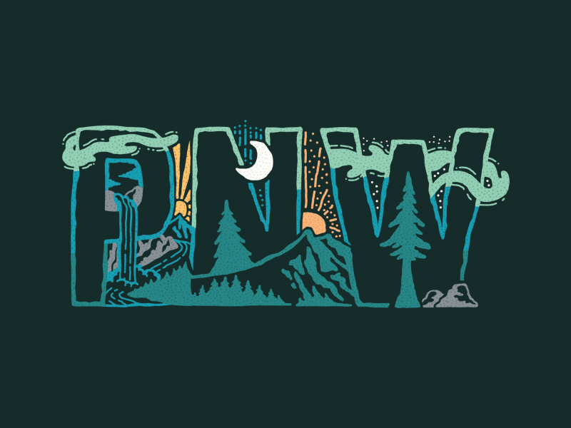 PNW by Jimmy Bryant on Dribbble