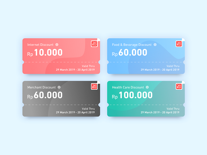 Coupon Design by Mhd Rizky Ferianda on Dribbble