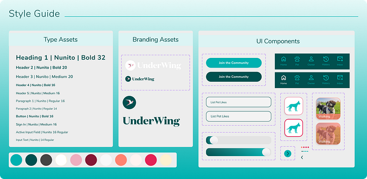 UnderWing: Branding | Product Design by Brittney Sundquist on Dribbble