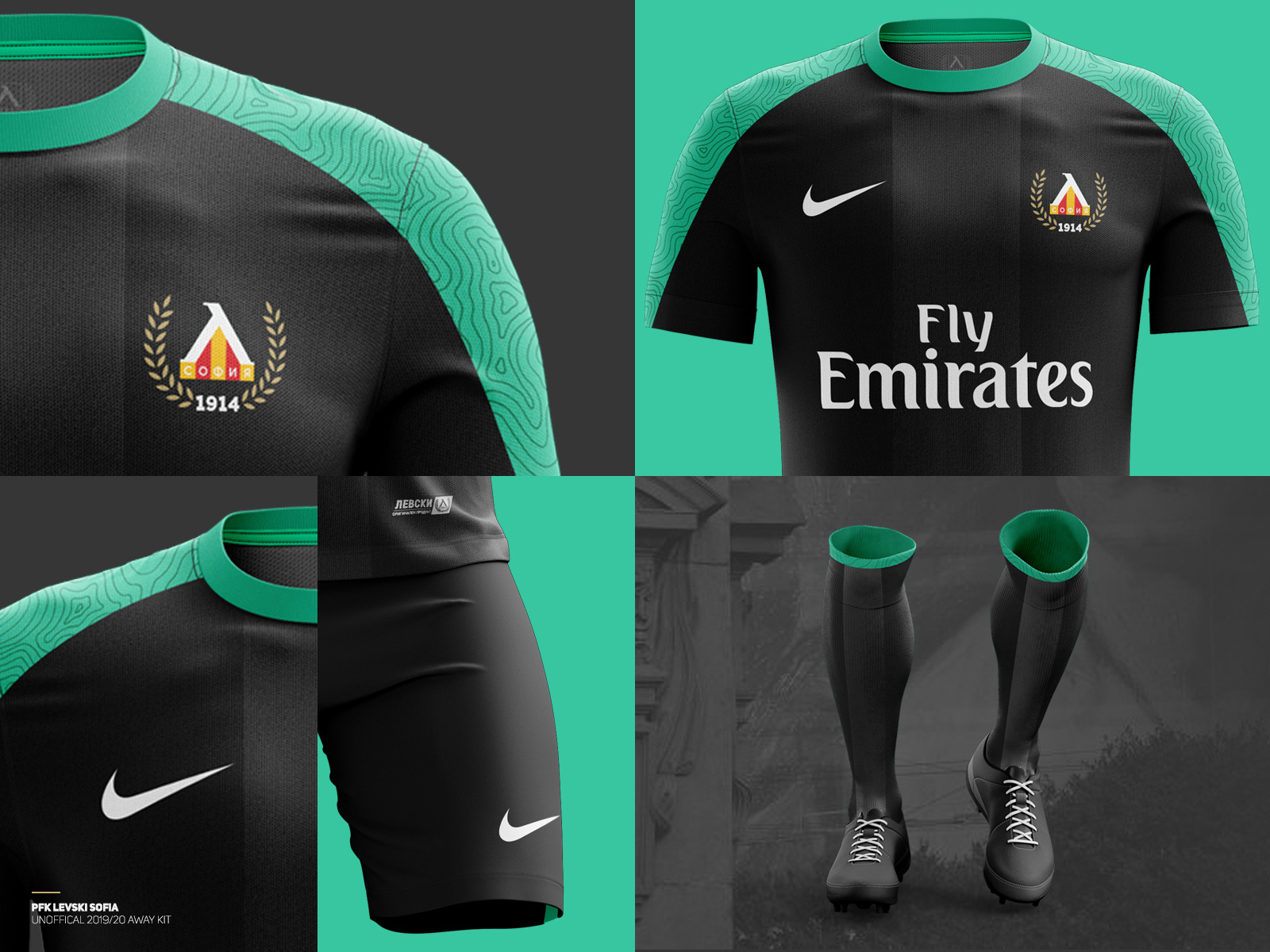 ⚽️ Levski Sofia 2019/20 away kit 2 by Krasi Stoimenov for perspektiva on Dribbble
