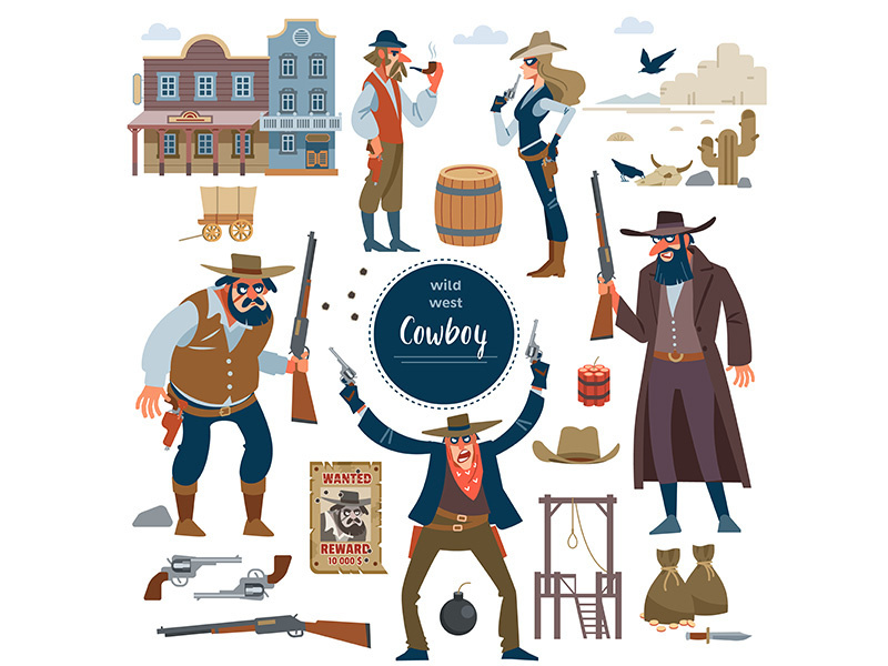 Cowboy by Bahau on Dribbble