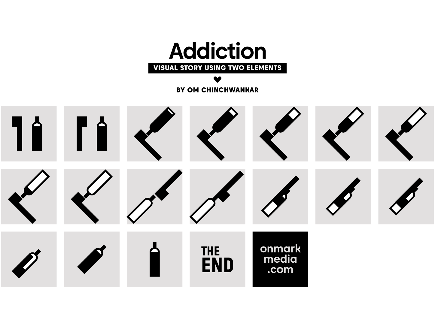 Addiction Visual Story by Om Chinchwankar by Omee on Dribbble