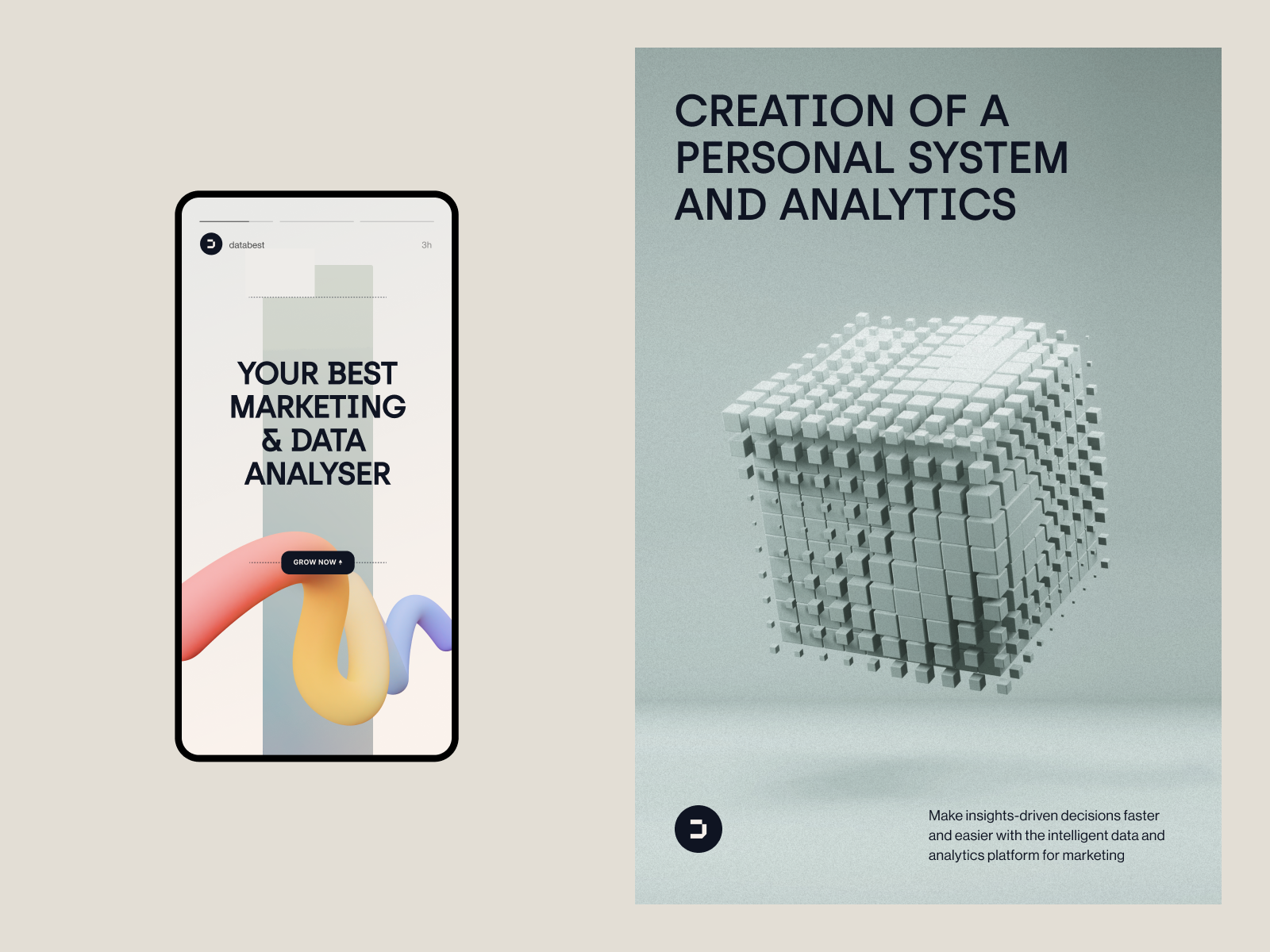 Databest Branding & Webflow Landing by Halo Projects for HALO LAB on ...