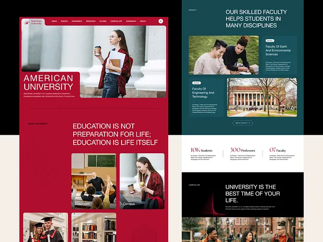 College Website designs, themes, templates and downloadable graphic ...