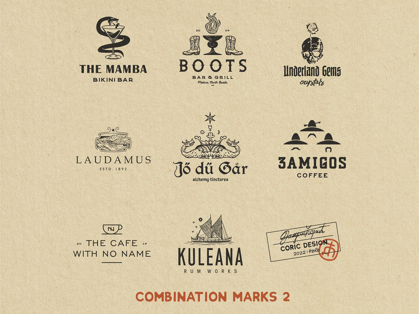 Combination Marks Vol. 2 by Coric Design on Dribbble
