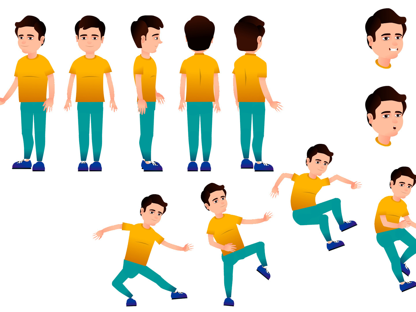 Flash 2D character design & rigging & animation tutorial by Joshuaprakash on Dribbble