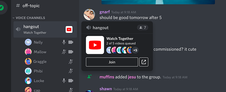 Discord Activities by John Avent on Dribbble