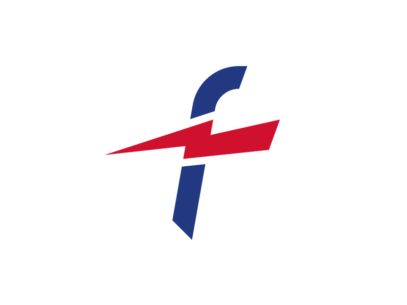 Lightning F Logo by Frankie Soo on Dribbble