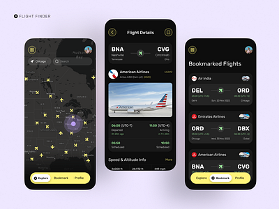 Flight Finder App by 300Mind UI/UX for 300Mind on Dribbble