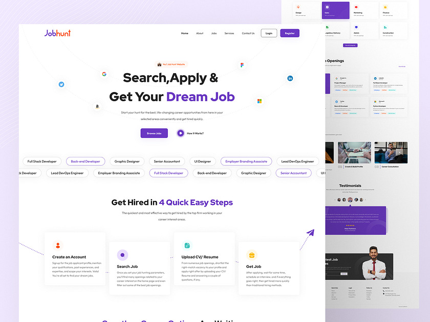 Browse thousands of Job Portal images for design inspiration | Dribbble
