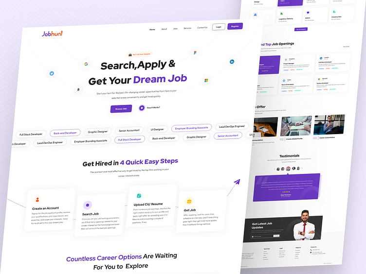 Job Portal Website by MindInventory UI/UX for MindInventory on Dribbble Job Portal Website by MindInventory UI/UX for MindInventory on Dribbble