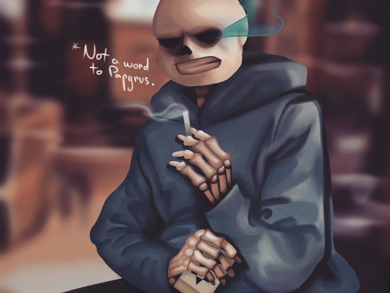 Sans Undertale Fanart by Ms.Unknown2016 on Dribbble