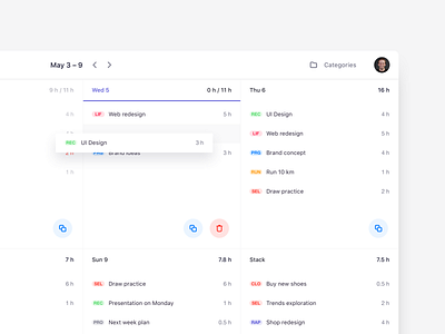 Flow App UI by Franta Toman on Dribbble
