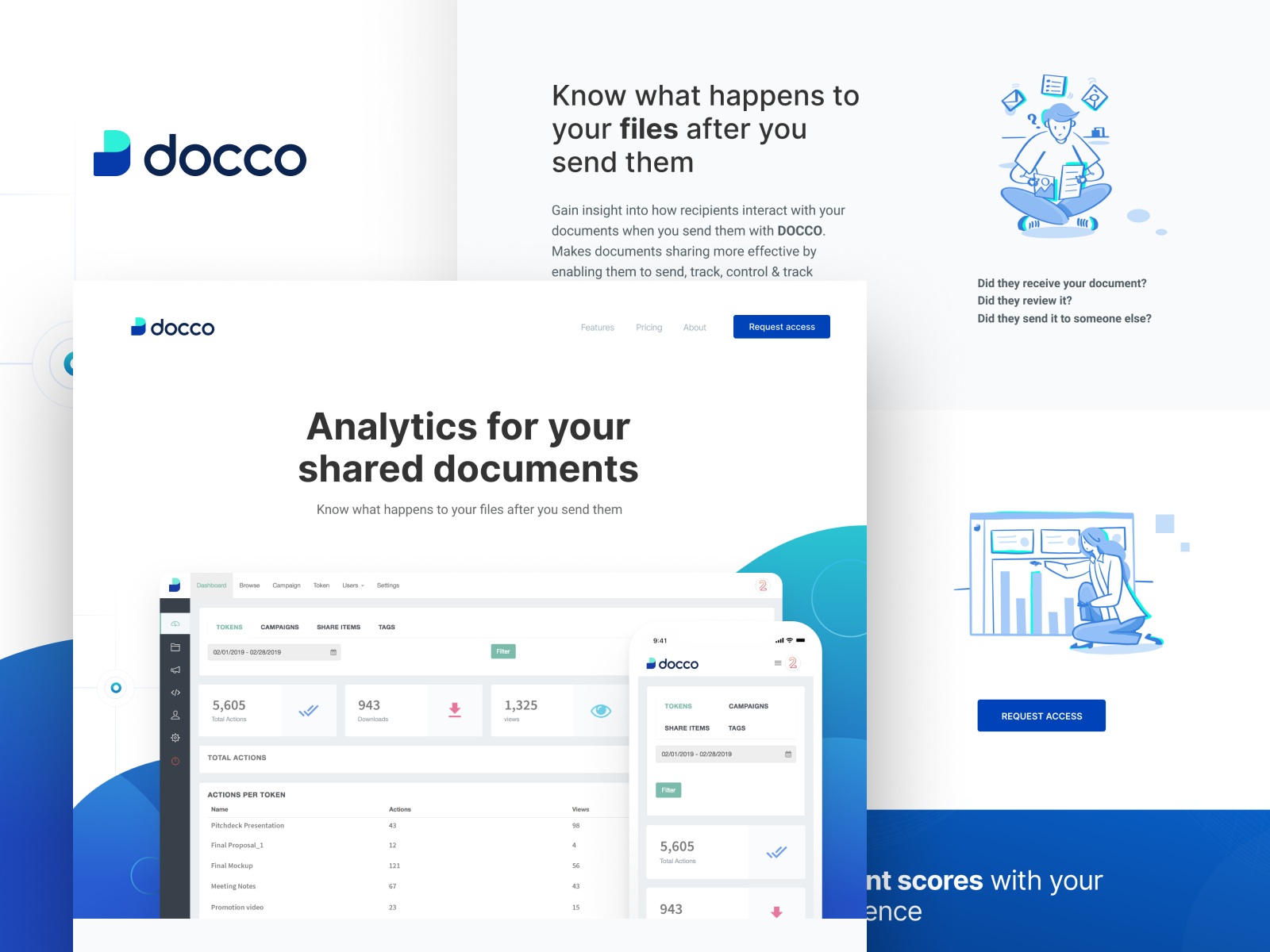Docco - Analytics for your shared documents by YuRi Na for 2am on Dribbble