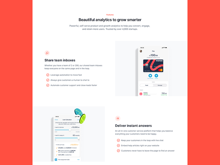 Monzo Business Landing Page Re-design Exploration by Elliot Rylands on ...