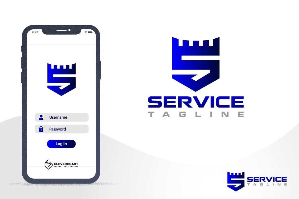 Letter S Shield With Castle Gear Logo Design by LOGOXpress on Dribbble