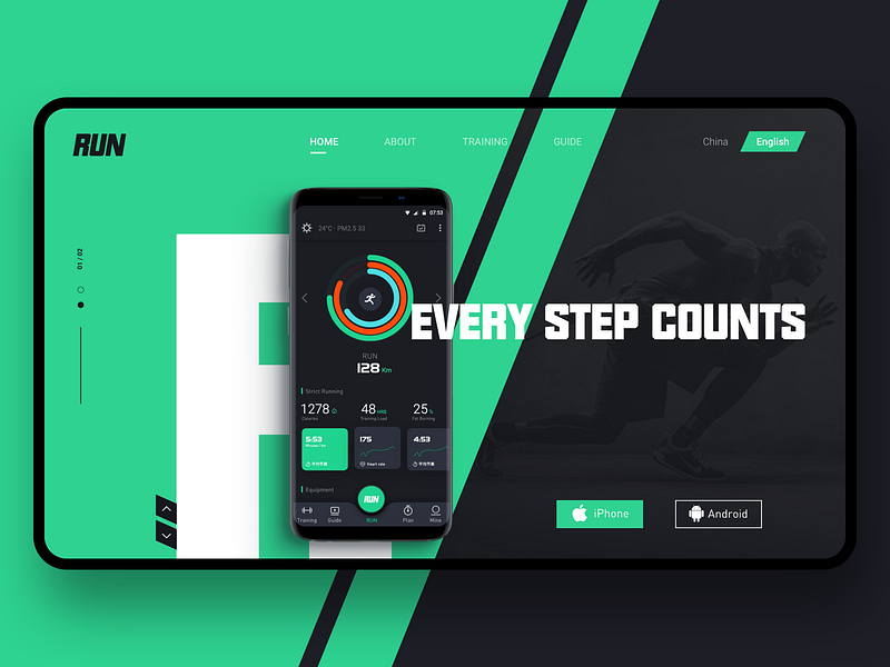 Run App Web by zhezi for UDS on Dribbble