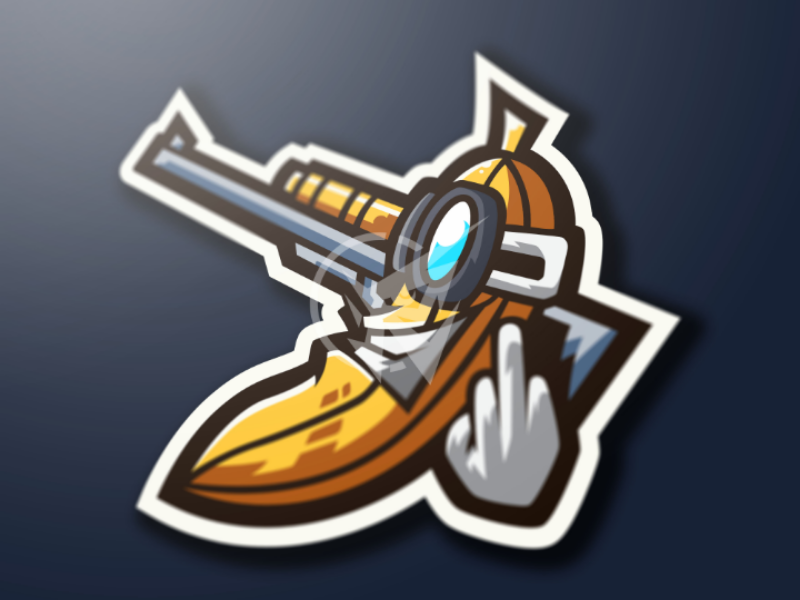 BANANA GAMING logo (SOLD) by Kkgp Works on Dribbble