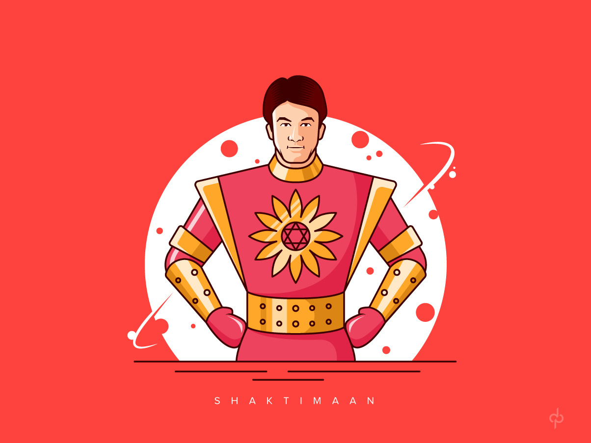 SHAKTIMAAN INDIAN SUPERHERO by Dharmesh on Dribbble