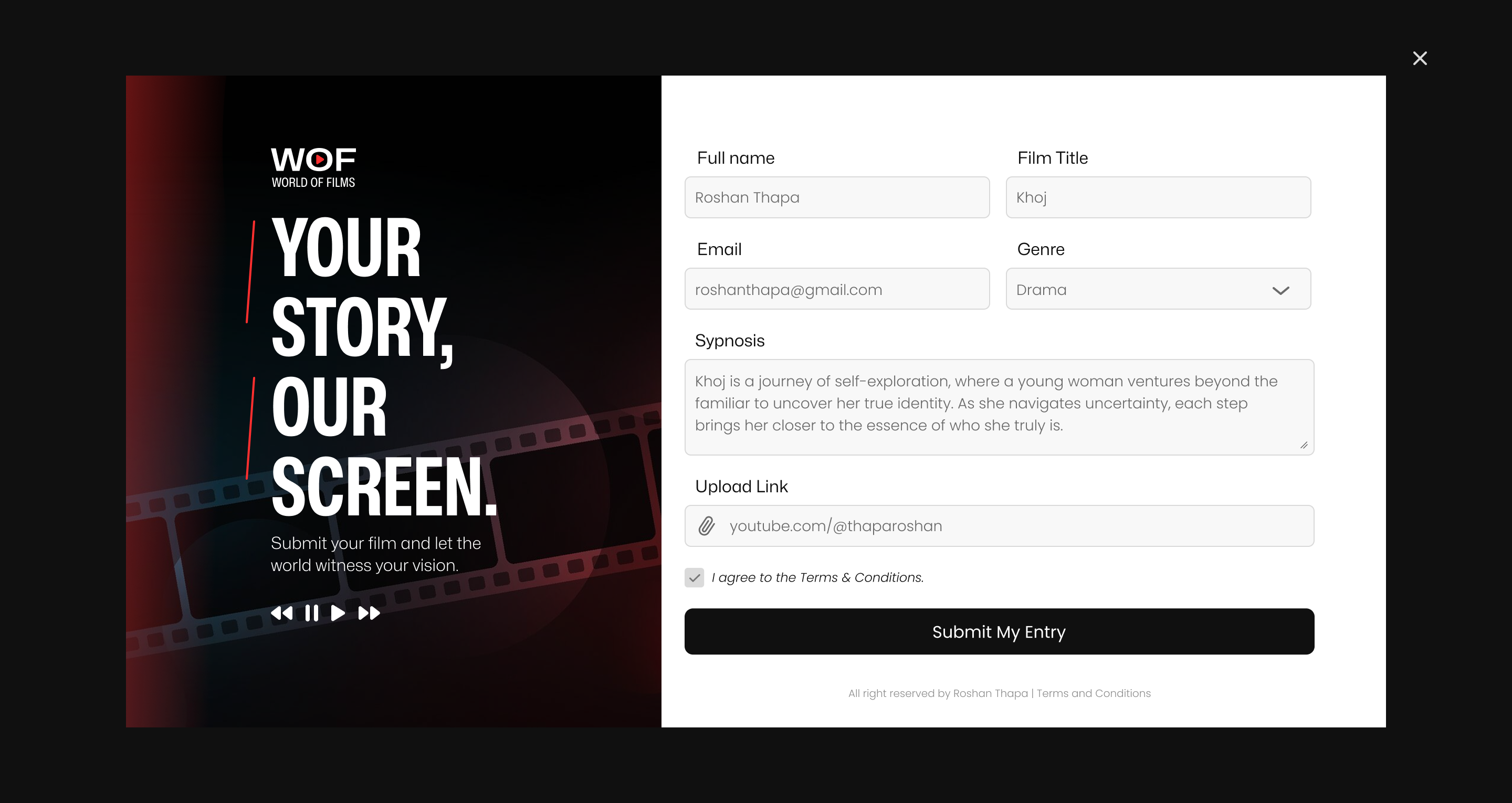 Registration Form UI Design - DailyUIChallenge by Roshan Thapa on Dribbble