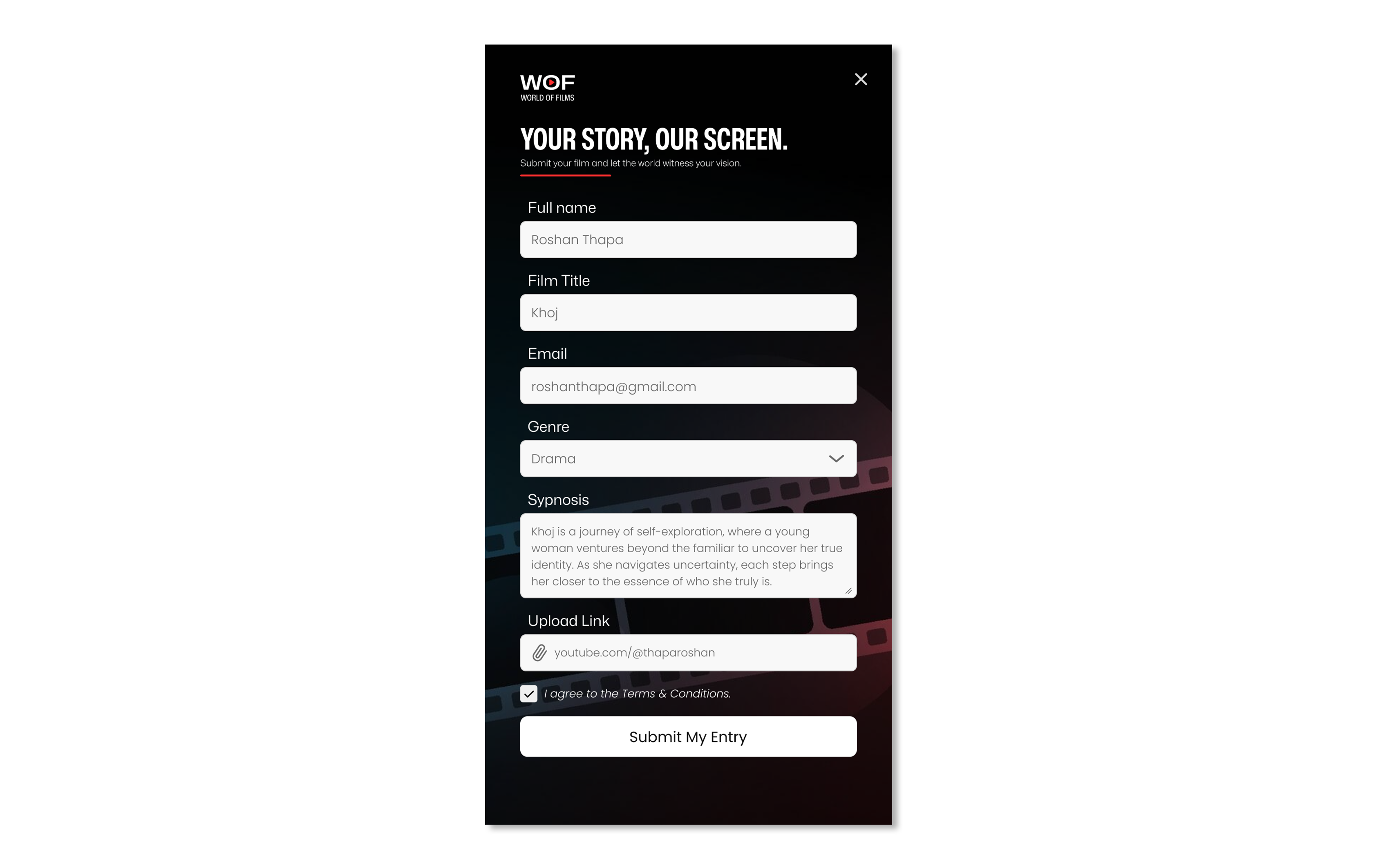 Registration Form UI Design - DailyUIChallenge by Roshan Thapa on Dribbble