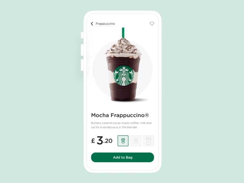 Coffee Ordering Animation (Starbucks) by Nhat M. Tran on Dribbble
