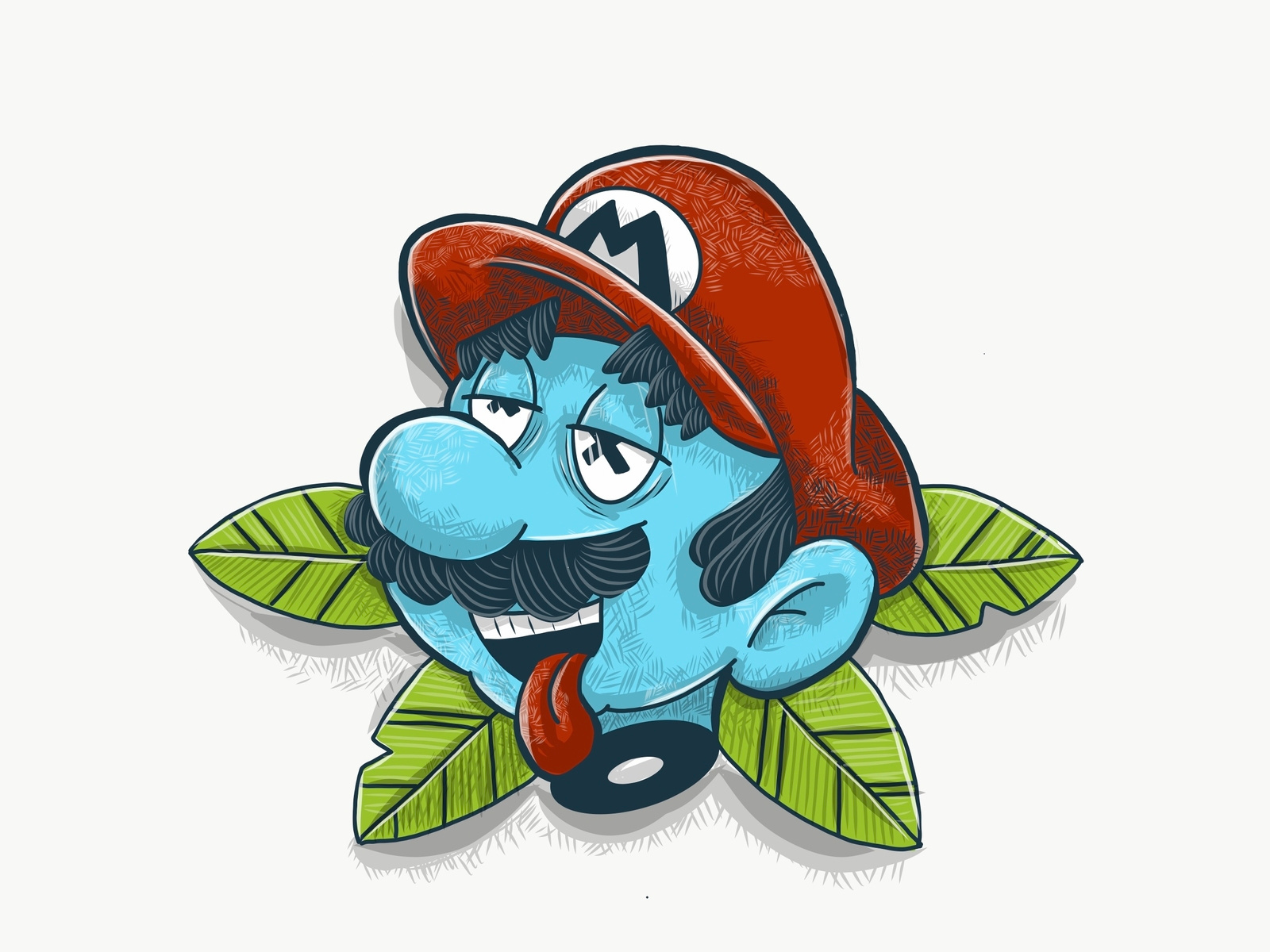 Mario doodle by Marc Boden on Dribbble